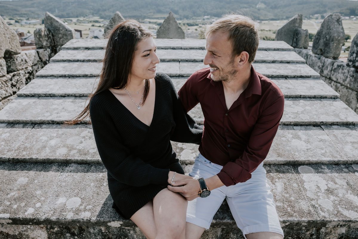 La preboda en el Castillo de Vimianzo de Mariella y Michael